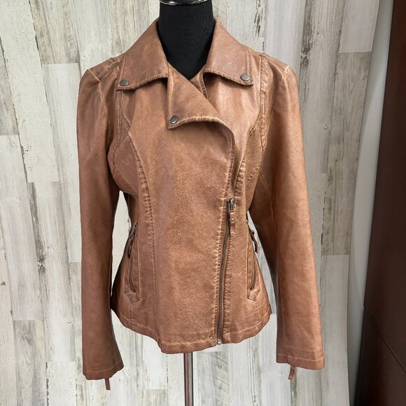 Max Studio | Jackets & Coats | Max Studio Womens Size Large Faux ...